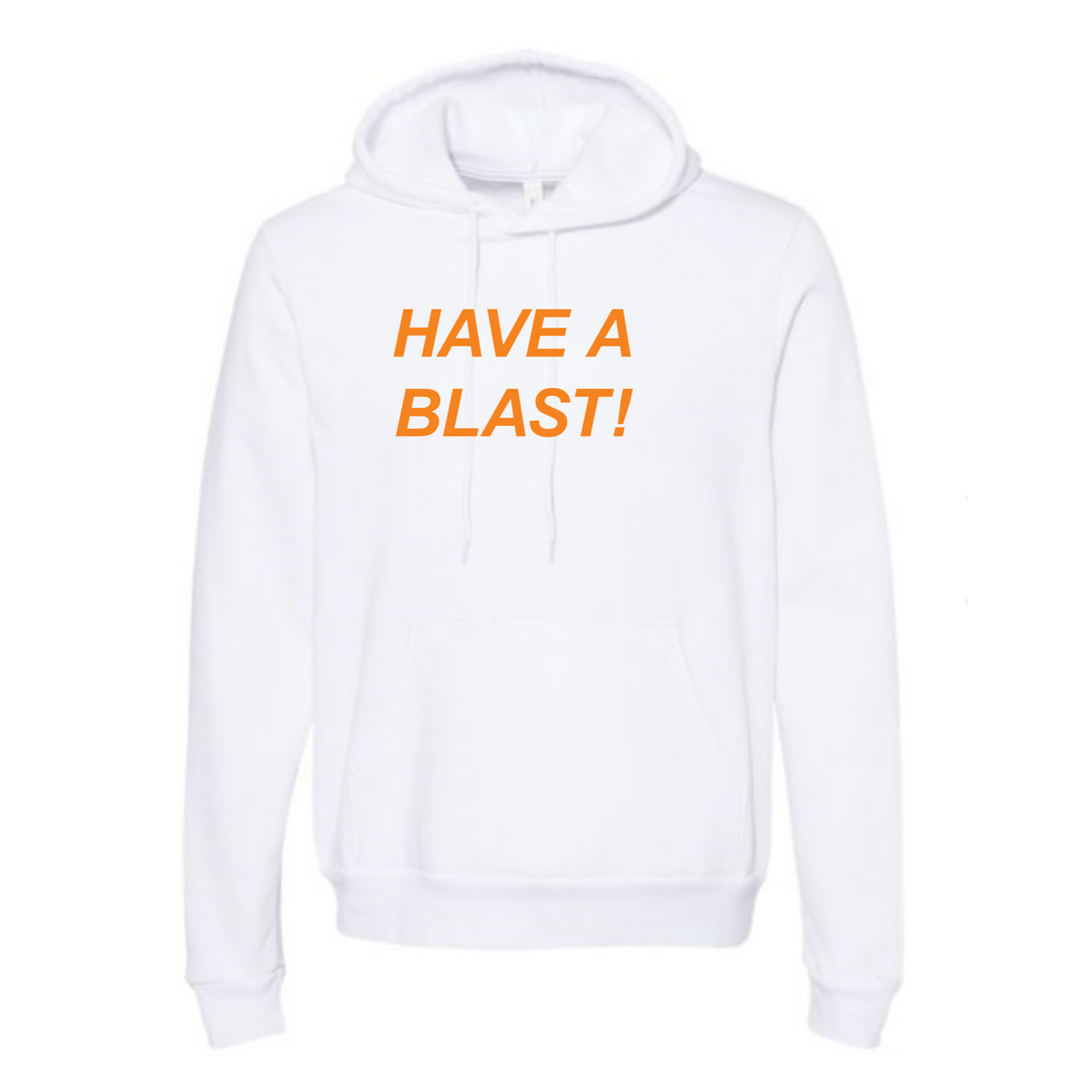 MOSSA Unisex Bella + Canvas Hoodie (white) - Group Blast Tagline Logo