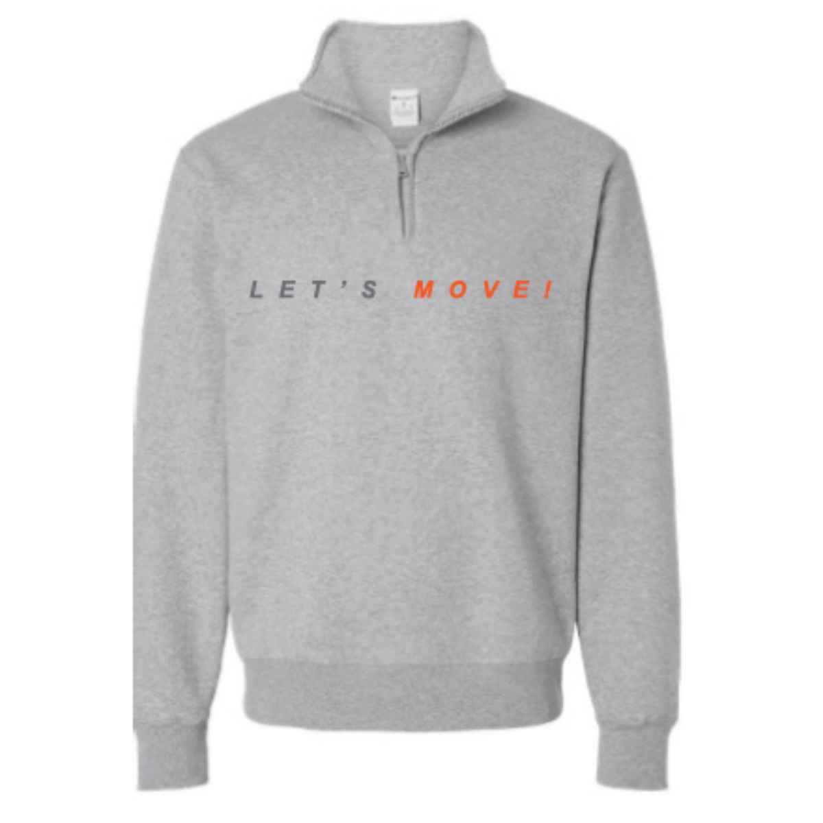 MOSSA LET'S MOVE Unisex Champion Quarter-Zip Pullover