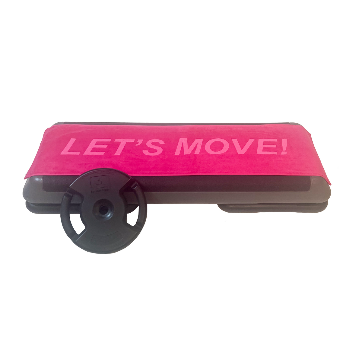MOSSA LET'S MOVE Pink Towel