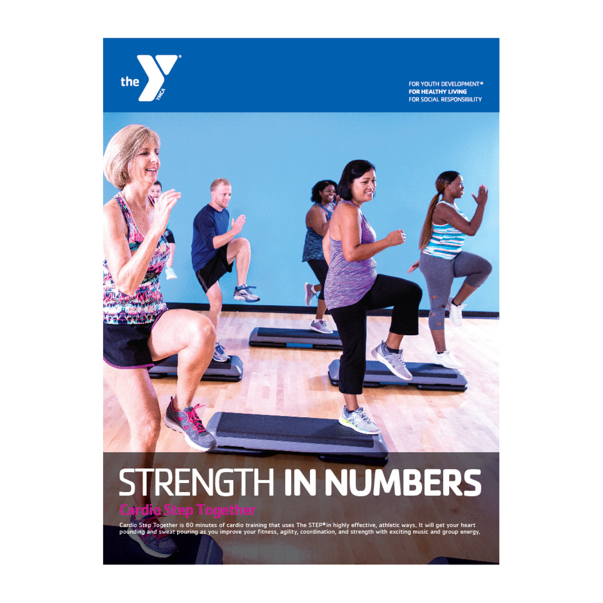 Y Cardio Step Together STRENGTH IN NUMBERS Poster – MOSSA