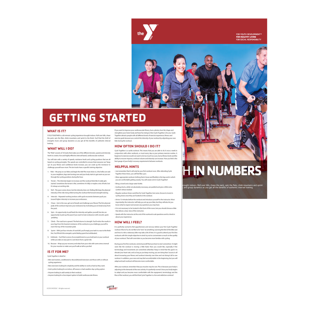Y Cycle Together STRENGTH IN NUMBERS Getting Started Sheets – MOSSA
