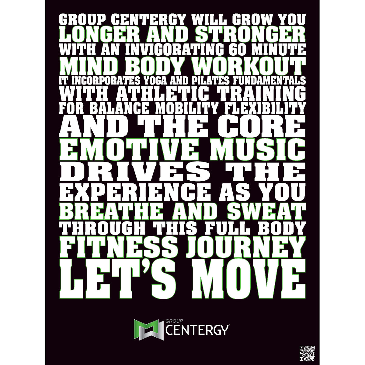 Group Centergy JAN18 Let's Move Statement Poster – MOSSA