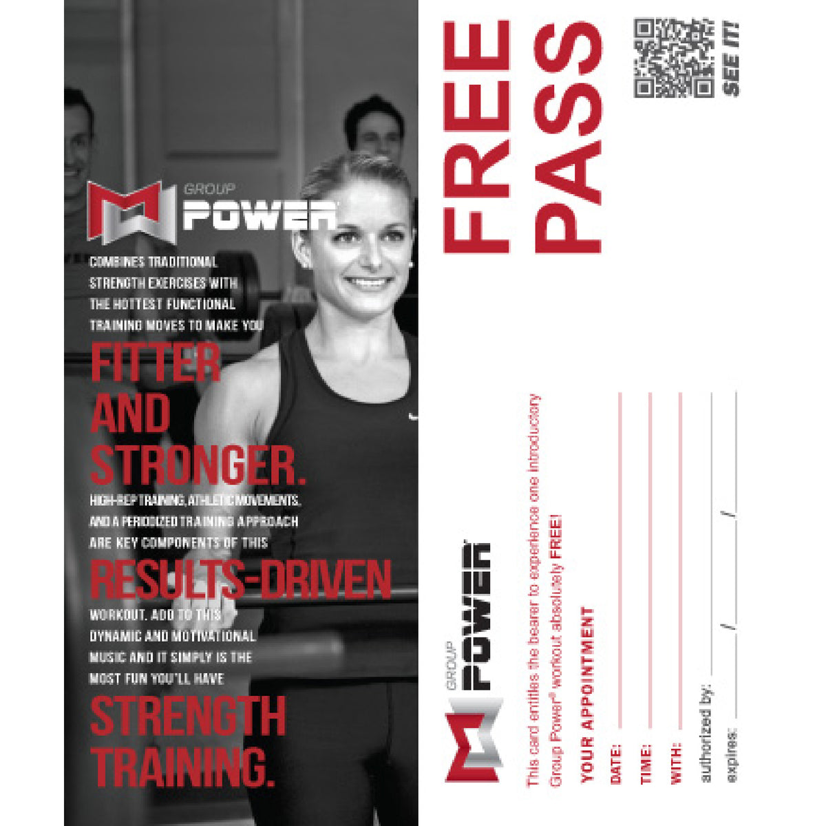 Group Power Free Pass Cards – MOSSA