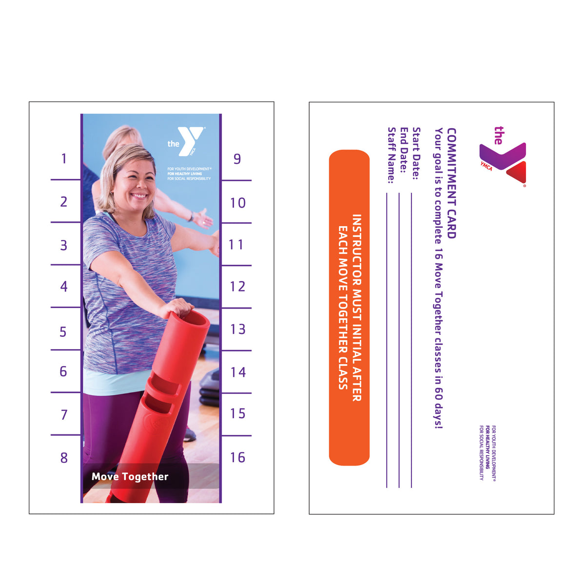 Y Move Together STRENGTH IN NUMBERS Commitment Cards – MOSSA